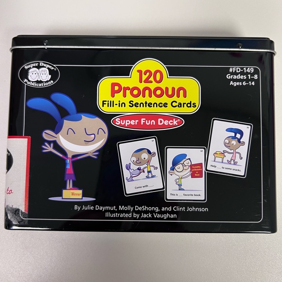 Super Duper | Toys | Super Duper 2 Pronoun Fillin Sentences Super Fun ...